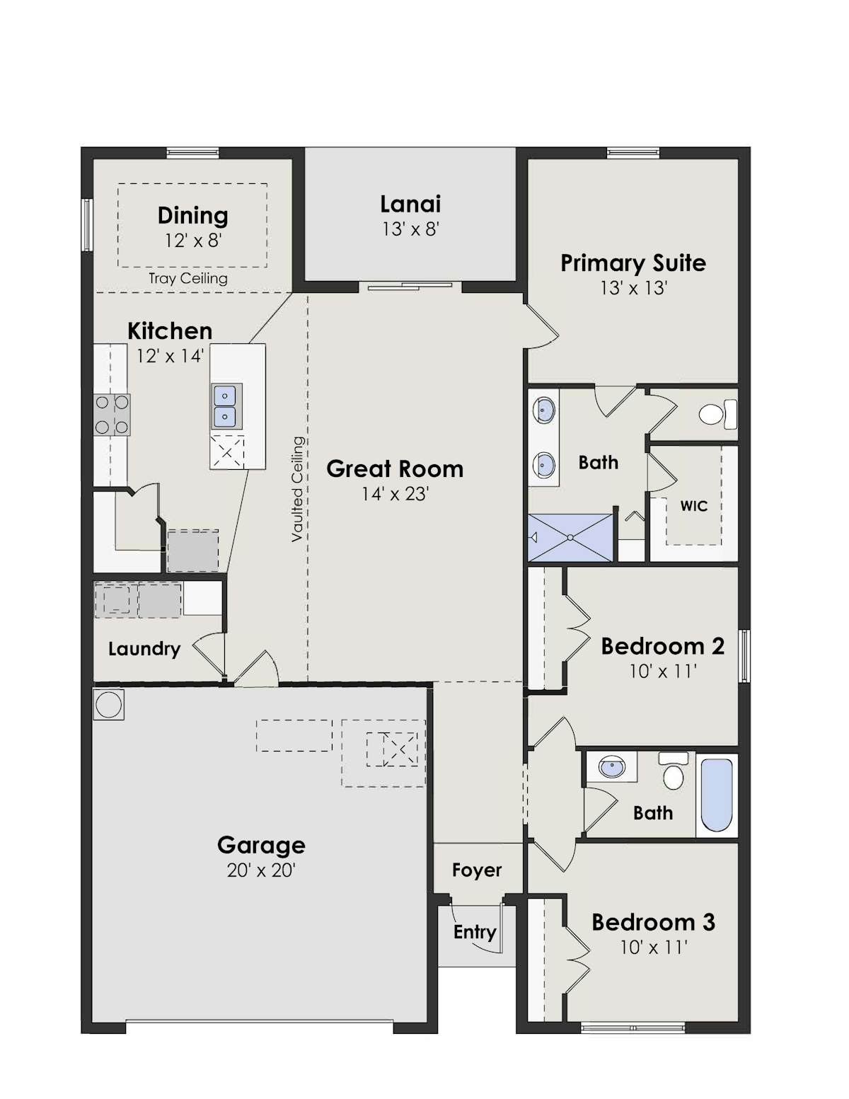 Palm a 3 bedroom 2 bath home in Palm Bay. A New Home Community in Palm ...